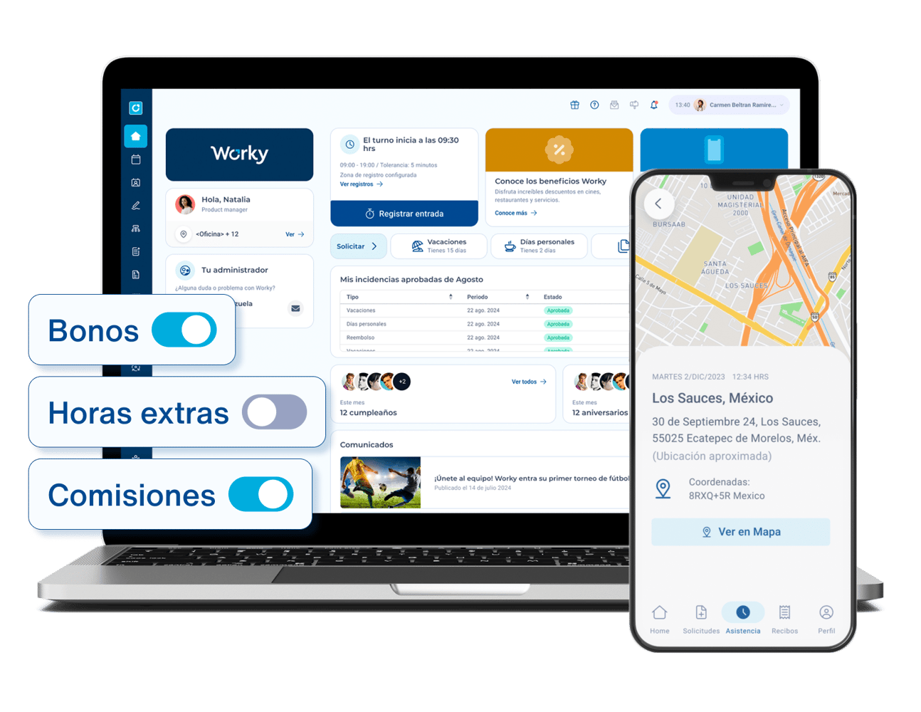 Intranet de RH y Nómina de Worky | Gestión integral de equipos